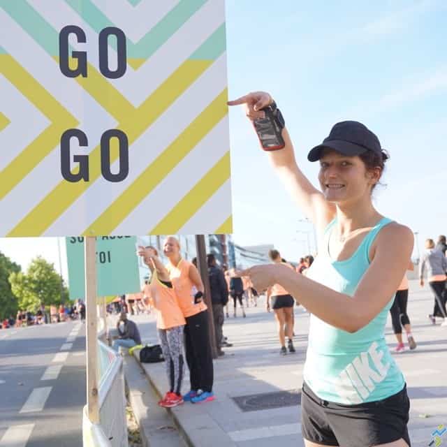 La Team Girls UR à la Nike Women's Run de Paris